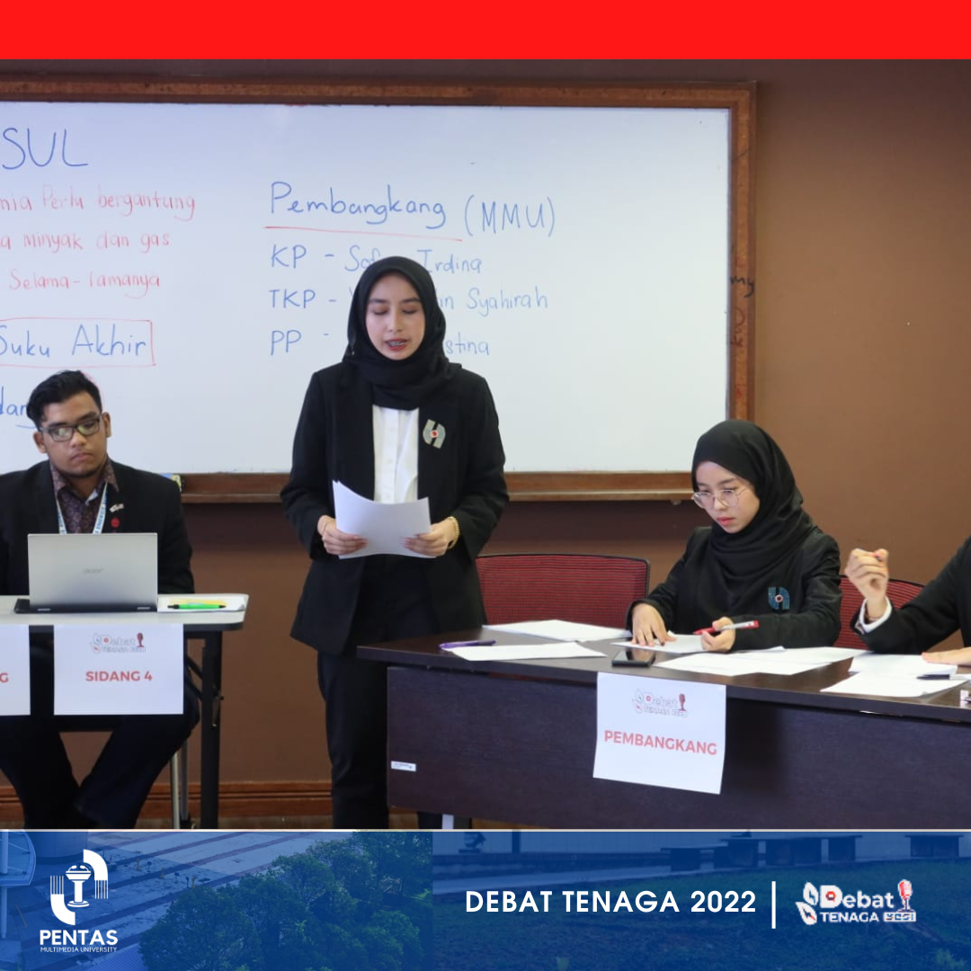 FOL Student Wins Best Debater at Debat Tenaga 2022 - Multimedia University