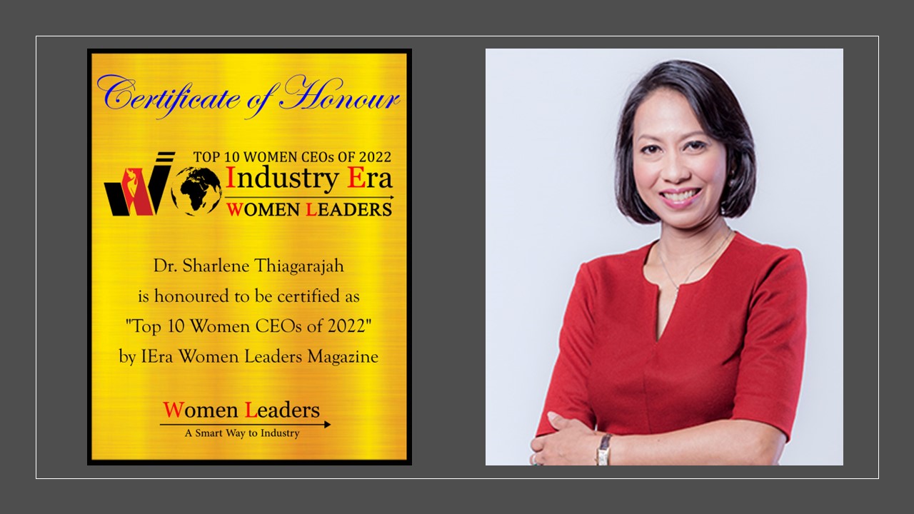 Dr. Sharlene Named as Top 10 Women CEOs of 2022 - Multimedia University