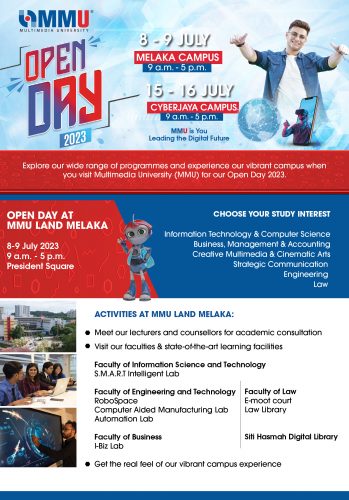 MMU Open Day 2023 - Multimedia University