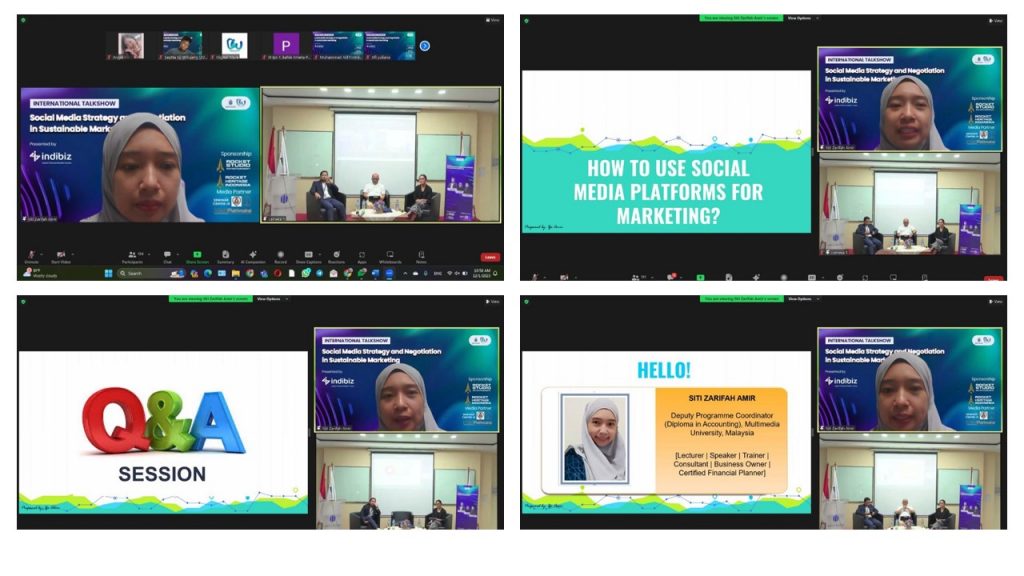 FOB Lecturer Gives Talk at International Talk Show - Multimedia University