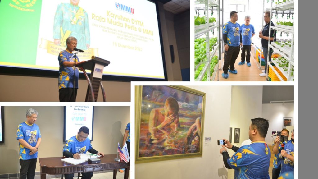DYTM Raja Muda Perlis Visits MMU Cyberjaya Campus - Multimedia University