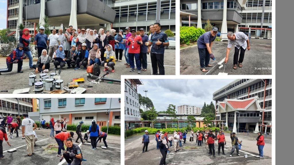 MESRA Club and FMDM Repaint Campus Parking Lots at MMU Melaka ...