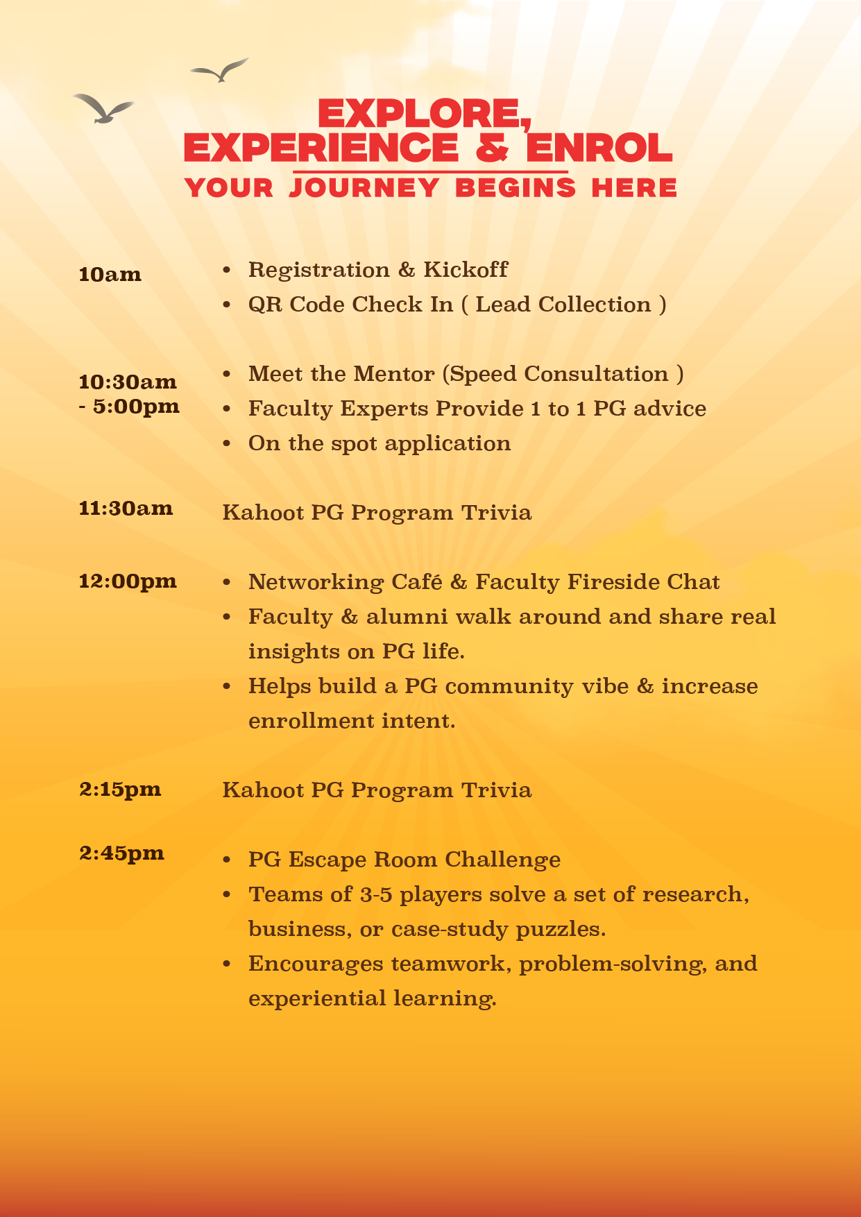 Postgraduate Carnival 2025: Explore, Experience & Enroll - Multimedia ...